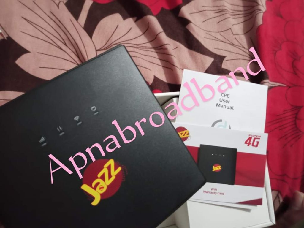 Jazz 4G LTE Router – 0300-9200279 – ApnaBroadBand